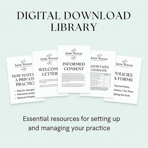 Essential Bundle: How to Start a Private Practice | Jamie Watson Consult