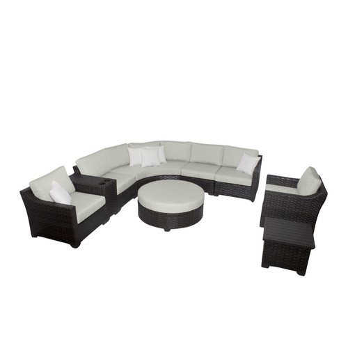 Riverbrook 9-Piece Conversation Set | Think Patio