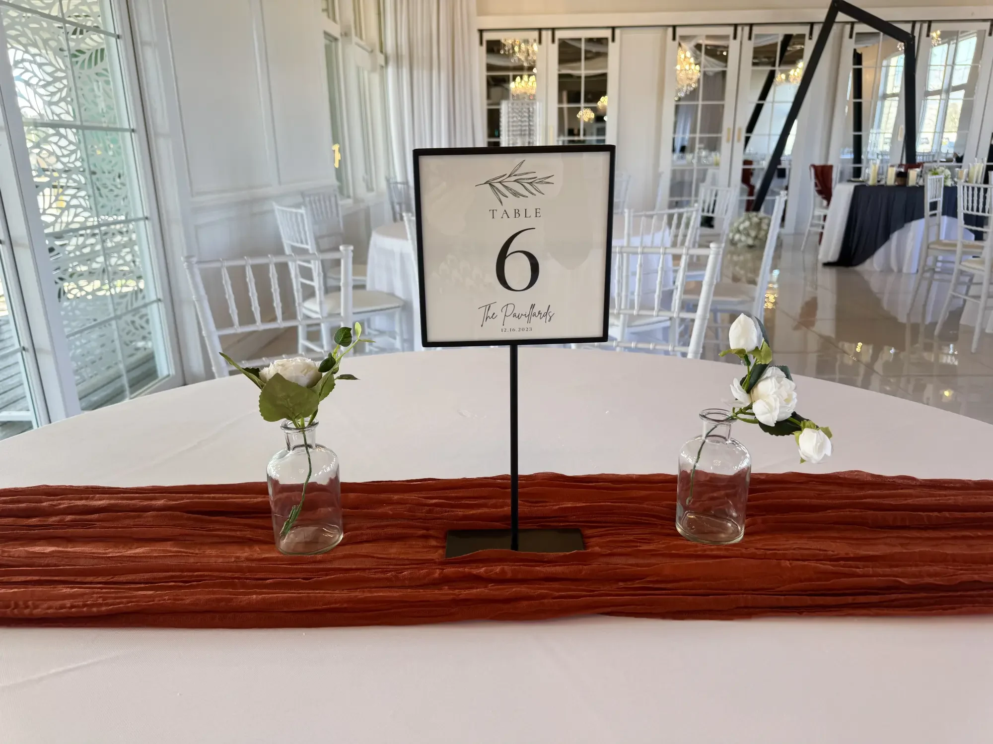 Black Table Number Stands | Thegala417.com