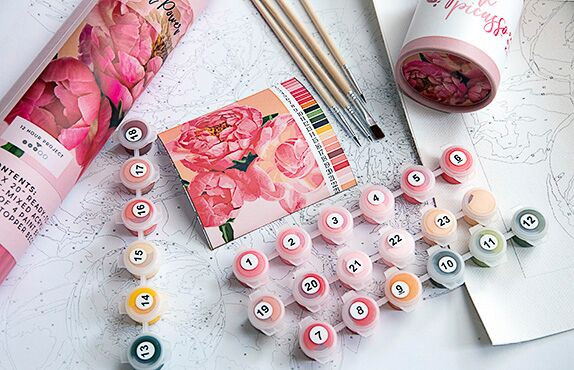 Pink Picasso Paint By Number