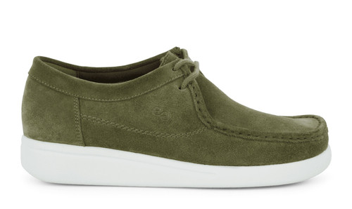 Green Comfort Dame Sko - Happy Walking Haily - Oliven | Aksglæde Skobutik