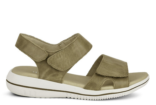 Green Comfort Dame Sandal - Leaf Lucy - Olive | Aksglæde Skobutik