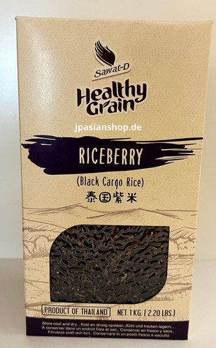 Riceberry Black Cargo Rice 1Kg | JP Asian Shop