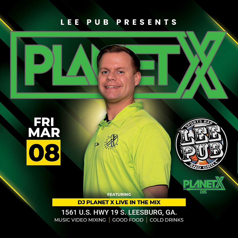 This Friday night, it’s Club Lee Pub featuring DJ Planet X at Lee Pub ...