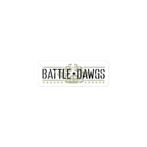 BATTLE DAWGS Bubble-free stickers | My Site