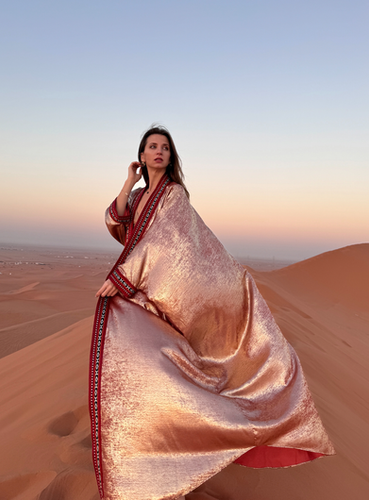 Yellow Gold Sadu Tunic | katyakovtunovich