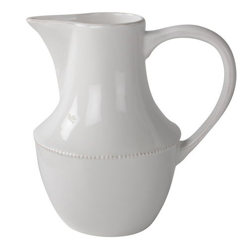 Pichet Flanders White Ceramic Jug