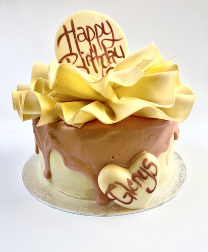 Chocolate cake topper with Message | Heavenly Chocolates