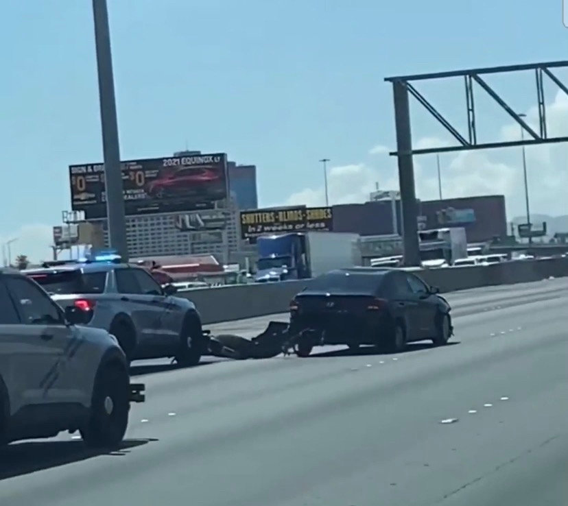 Highs speed chase ends in shootout on 15 freeway Las Vegas [watch]