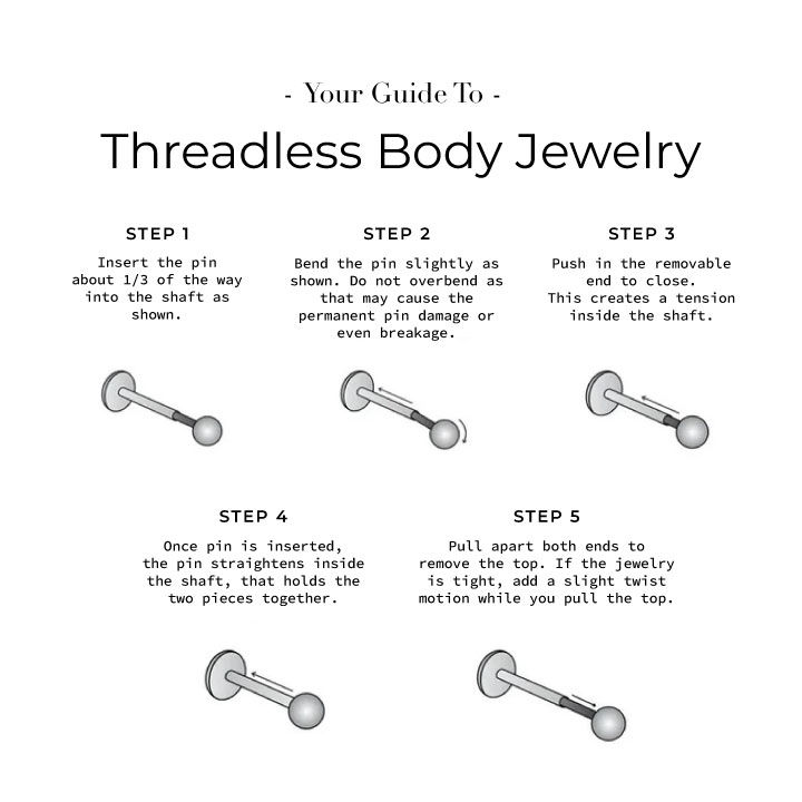 Piercing - Threadless | Melange Studio