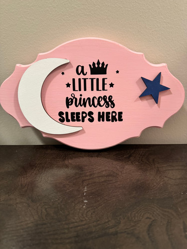 Little Princess Plaque | Craftivity n' More