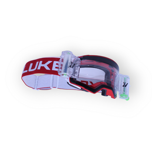 Luke Vision PRIMIS goggle red/white ROLL OFF | LUKE VISION