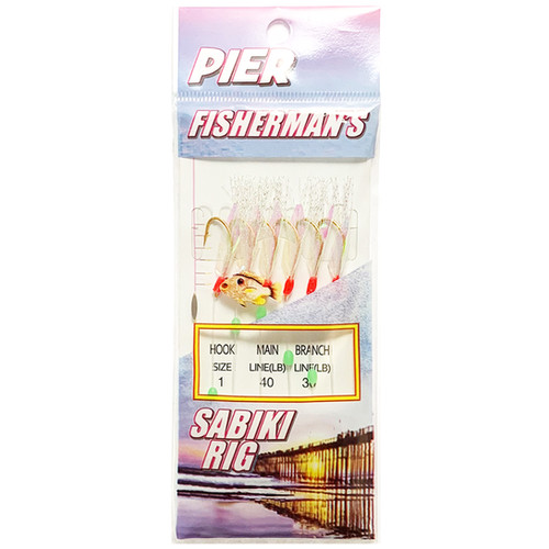 Pier Bait Rigs Size#1 10 Packs | Sanhu Tackle