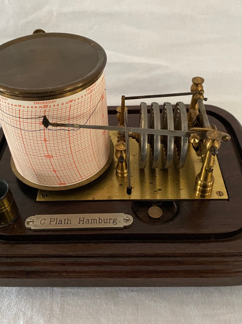 Unusual Barograph with Dome | Barographs for Sale