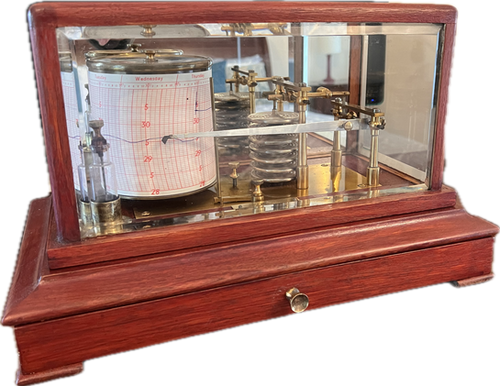 A&NCS barograph with 30 year weather record | Barographs for Sale
