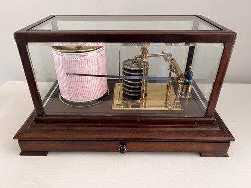 Walnut Cased Barograph by Selfridge, London | Barographs for Sale