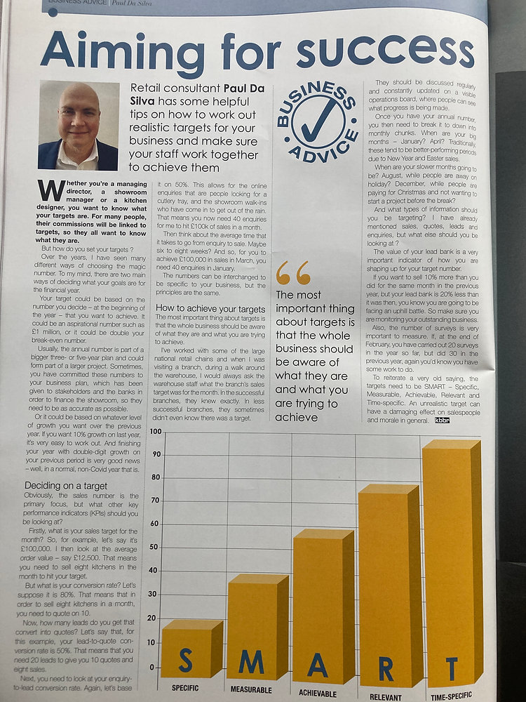 KBB Review August 2022 Article - Target Setting