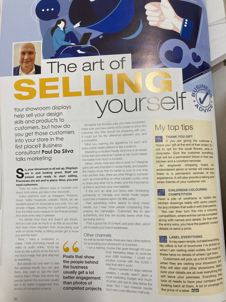 KBB Review December 2022 Article - Marketing Your Showroom