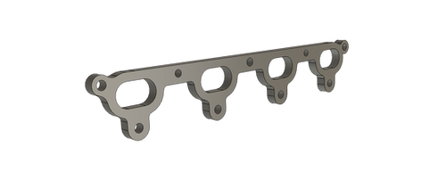 Volvo b234 16v intake standard Flange (27mm Height) Dxf-file ...