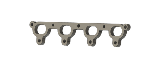Volvo b234 16v intake Street-Port Flange 28.5mm Height Dxf-file ...