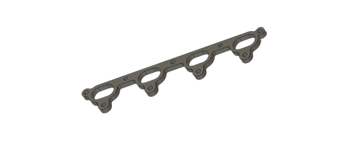 Volvo b234 16v intake High-Performance Port Flange 30,5mm Dxf-file ...