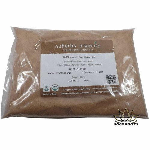 Red Sage Root Powder Organic Salvia miltiorrhiza - Dan Shen Fen ...