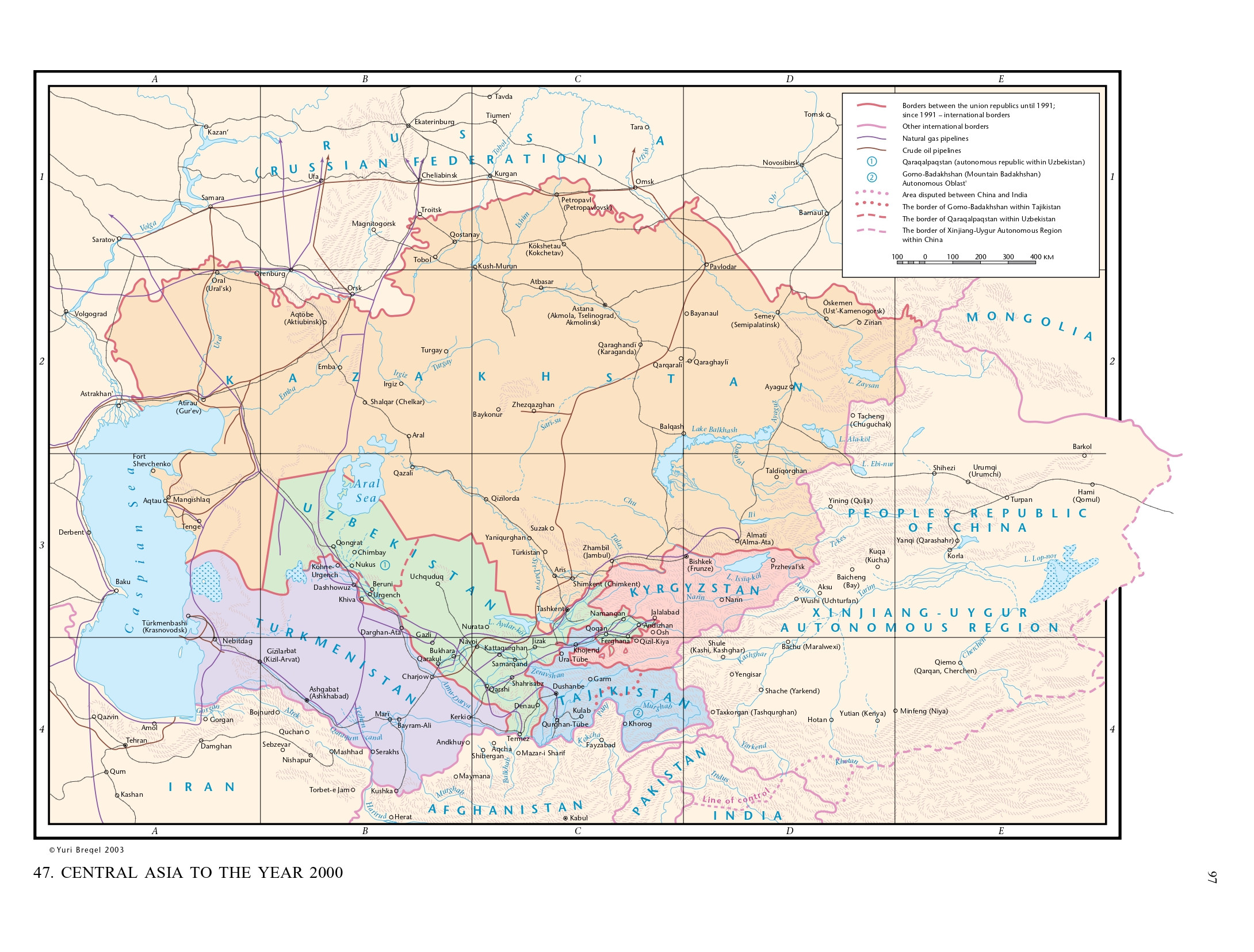 CENTRAL ASIA TO THE YEAR 2000