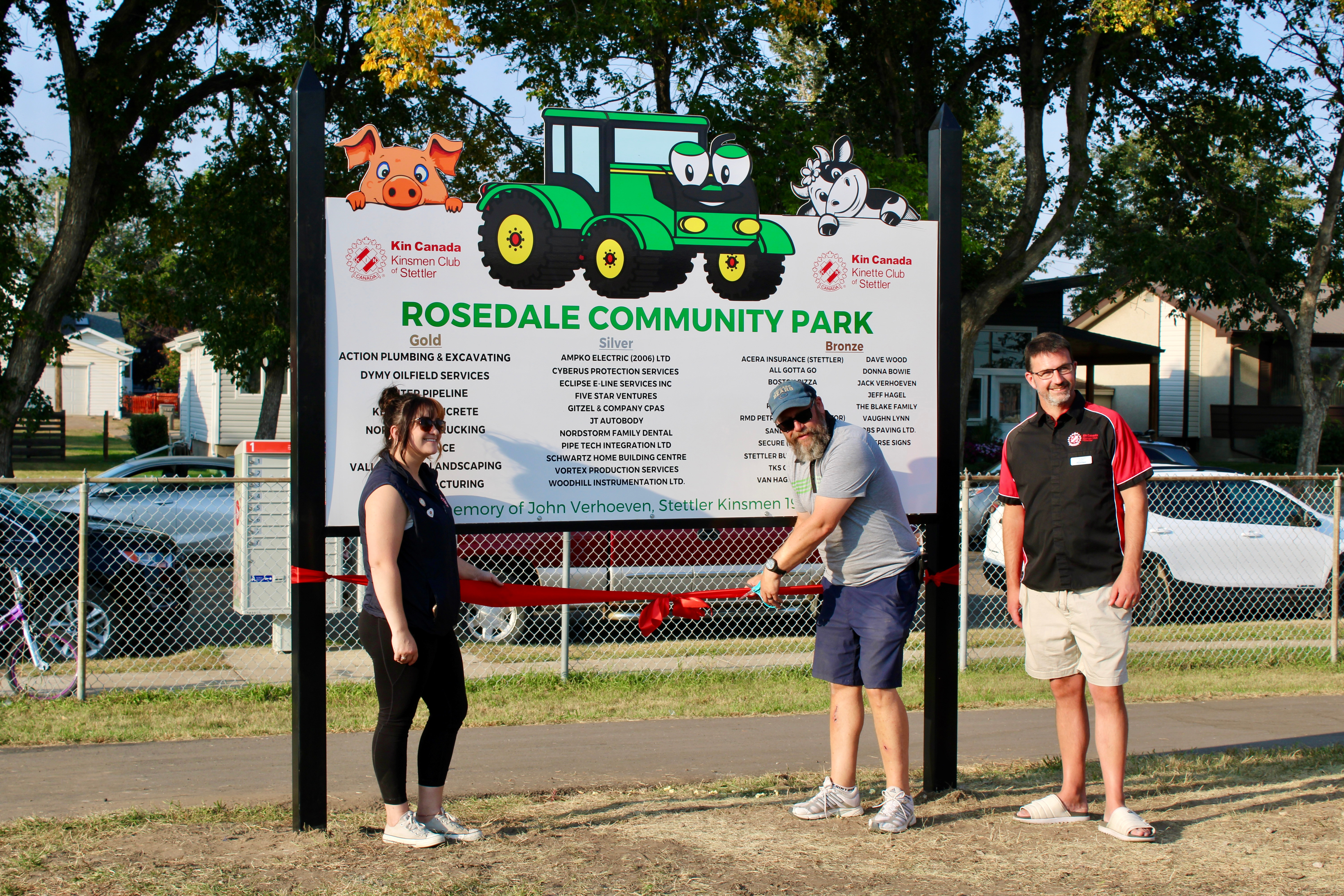 Stettler celebrates grand opening of revitalized Rosedale Park | Rural ...