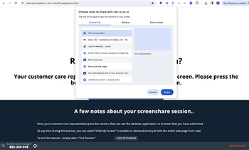 No Download, CRM-Friendly Screenshare | Recursive Labs