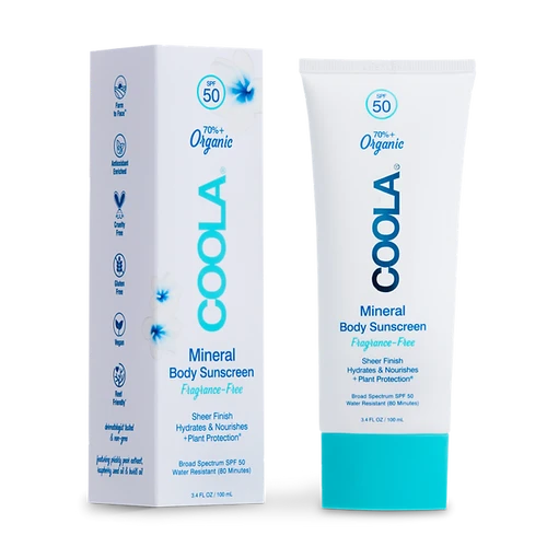 Coola Mineral Body SPF 50 Fragrance Free Lotion | Relish Day Spa