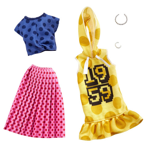 Barbie Clothes - 1959 Twin Set with Accessories | Wild Blue Dolls
