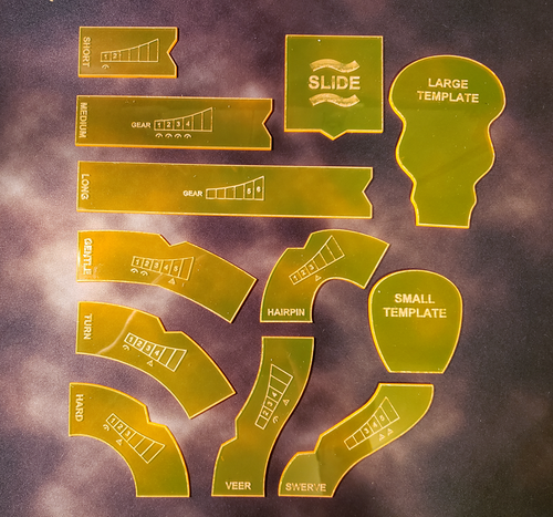 Gaslands Movement Templates | 3D-DZYN