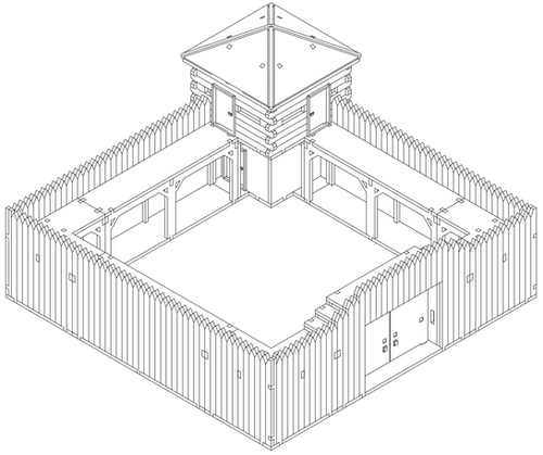 Old West Fort | 3D-DZYN