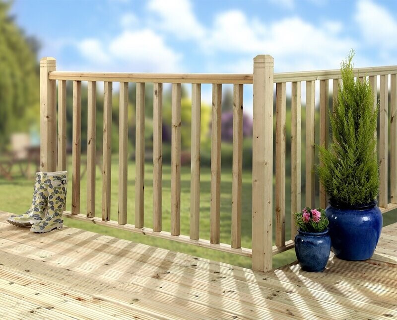 Decking handrails | Holmes Chapel Fencing | Crewe