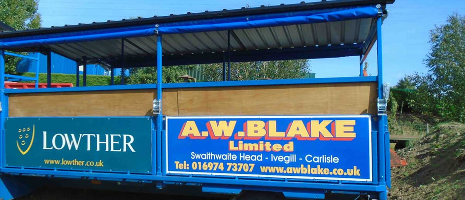 Farm passenger trailers | Carlisle | A W Blake