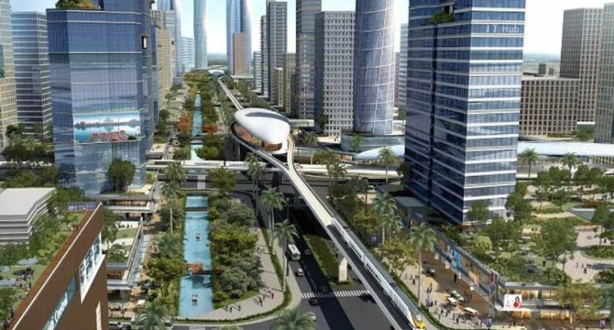 Planning India’s first greenfield smart city