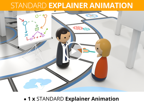 Business Coach STANDARD Explainer Animation | wakster