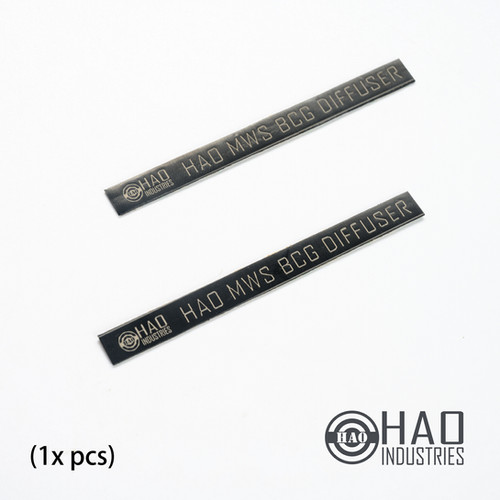 HAO MWS BCG difuser sticker | haoptw