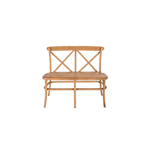 Double Cross Back Bench | Idr Decor Rentals