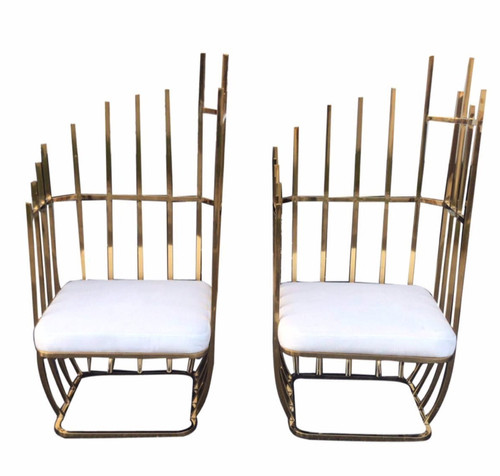 Spiked Eclipse Side Chair | Idr Decor Rentals