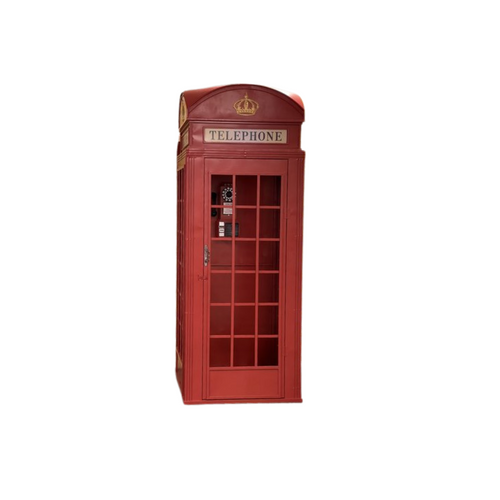 Red London Style Phone Booth | Idr Decor Rentals
