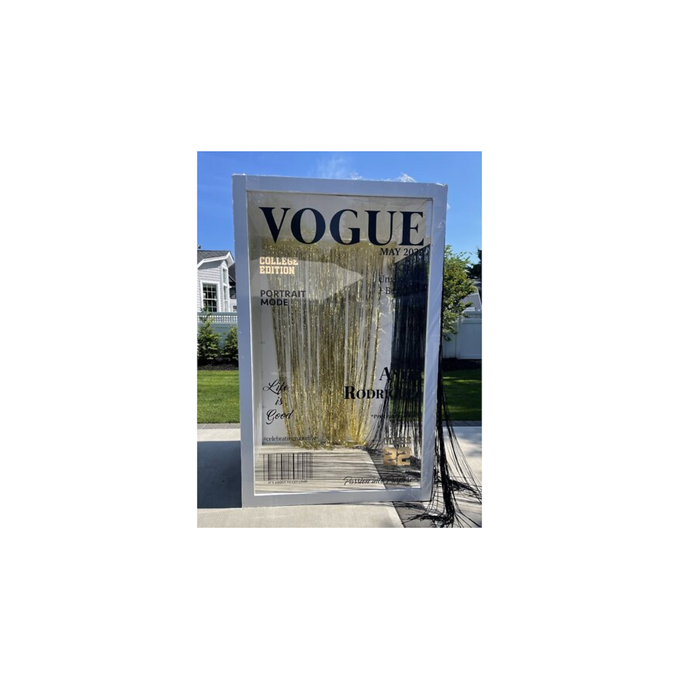 Custom Magazine Booth | Idr Decor Rentals