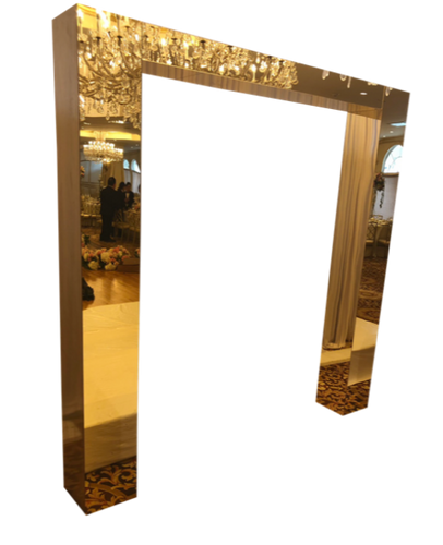 Wide Gold Square Arch | Idr Decor Rentals