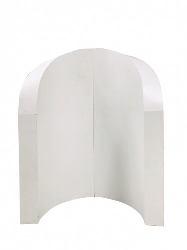 White Curved Wall | Idr Decor Rentals