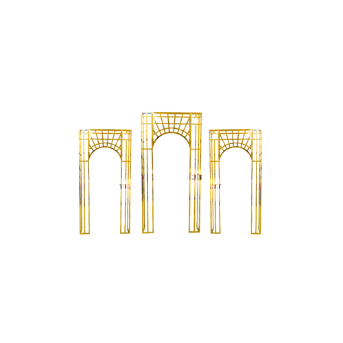 Gold Half Circle Arch Trio | Idr Decor Rentals