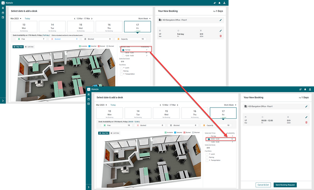 Optimizing office space utilization