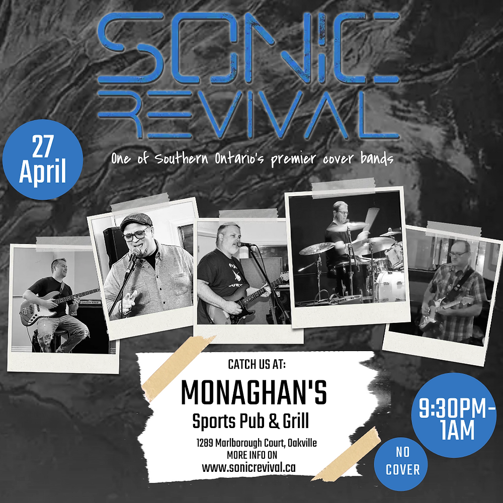 MONAGHAN'S - ONE MONTH TODAY!