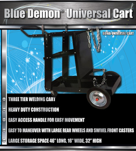 Blue Demon Universal Welding Cart | Queenweldingsupply