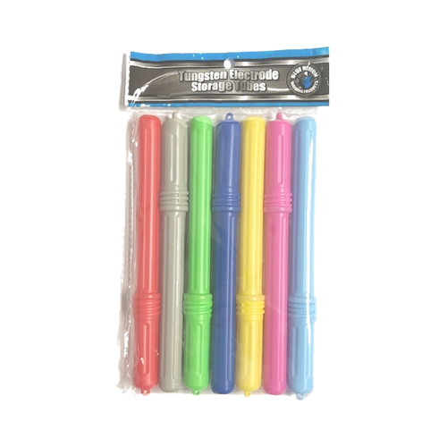 Tungsten Electrode Storage Tube Set of 7 Blue Demon | Queenweldingsupply