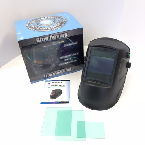Welding Hood Blue Demon TrueView 6700 Auto Darkening | Queenweldingsupply